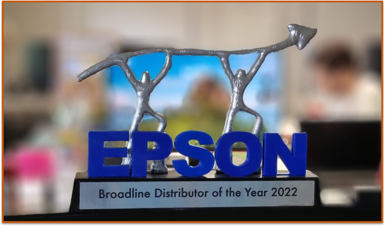 MC3 - Broadline Distribution of the year chez Epson - Groupe MC3